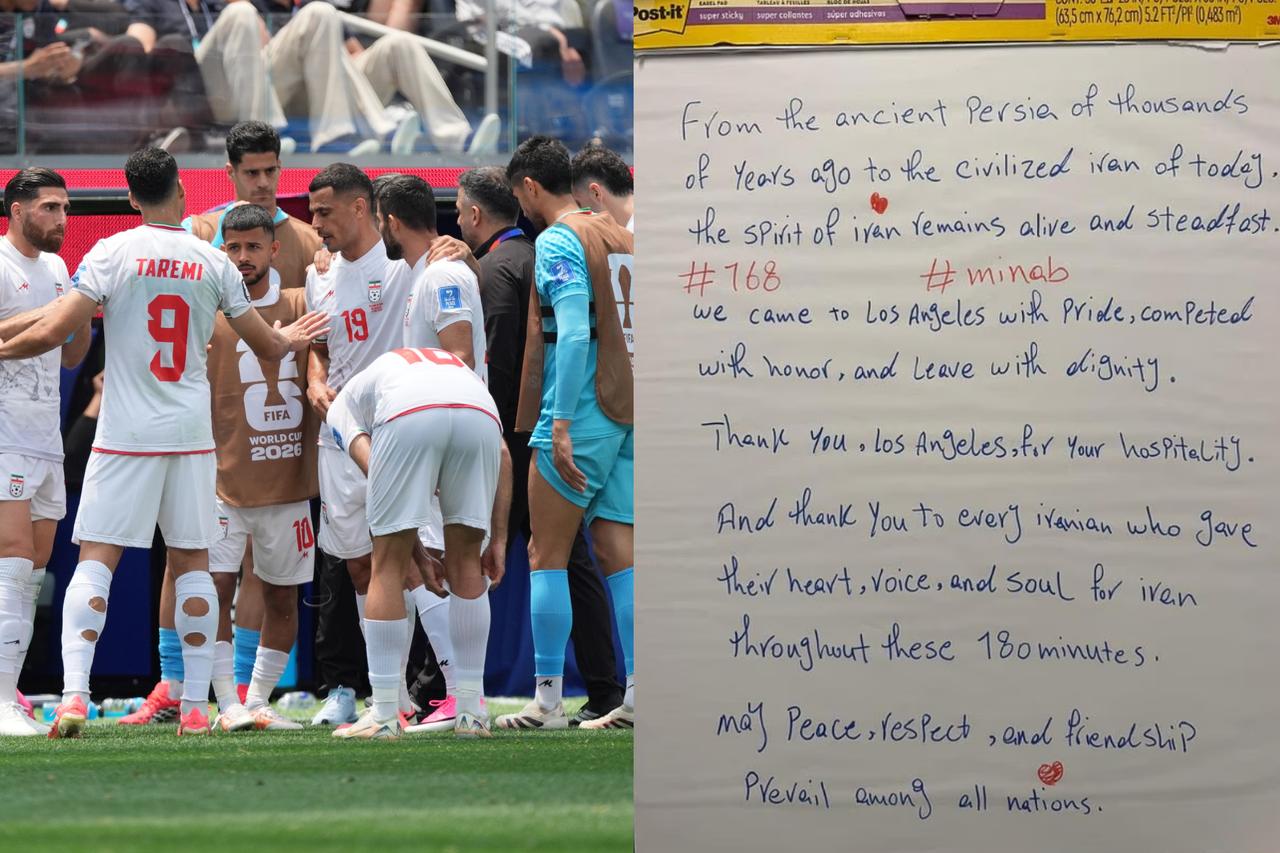Iran invokes ancient Persia in locker-room note after Belgium draw ...